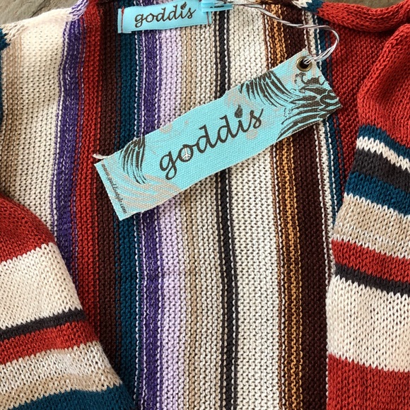 Goddis | Sweaters | Goddis Naples Boho Drape Cardigan | Poshmark